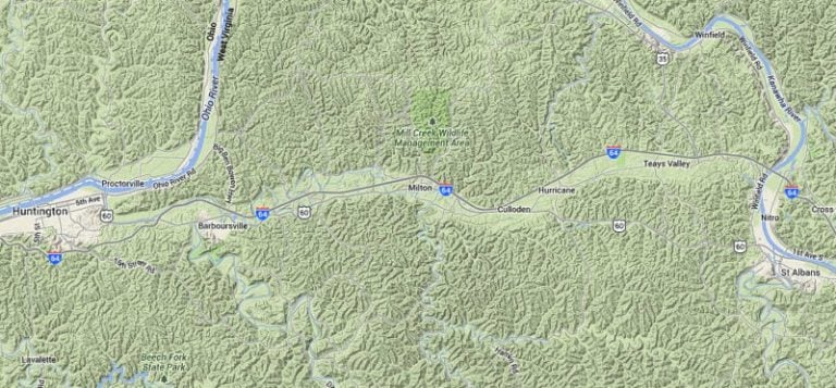 Ancient river once flowed across West Virginia before vanishing during ...